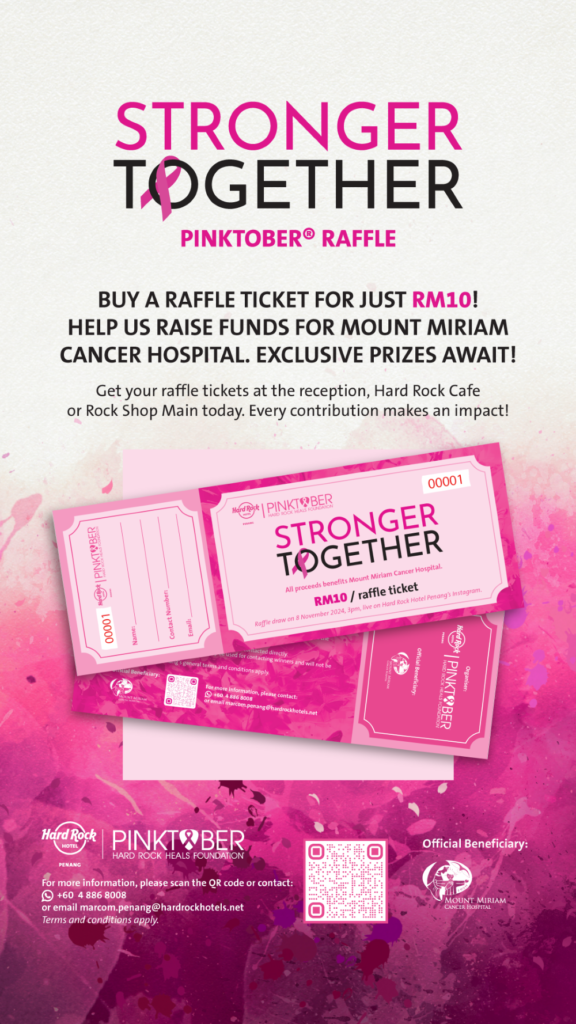 Hard Rock Hotel Penang to raise RM40K towards Mount Miriam Cancer ...